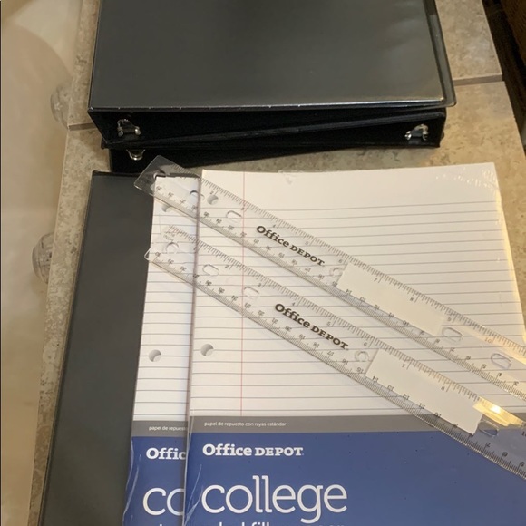 Office Depot | Office | Office Depot Bundle Of 4 5 Black Binders 2 ...